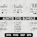 Auntie Svg Bundle, Aunt Svg, Best Aunt Ever Svg, Aunt Life Svg, Aunt ...