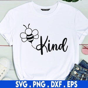Bee Kind SVG, Svg Files for Cricut, Sublimation Designs Downloads ...