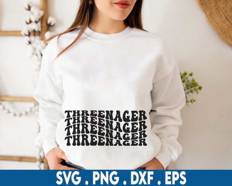 Threenager Svg Third Birthday Svg Birthday Svg Happy - Etsy