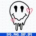 Melting Smiley Face SVG, Drippy Smiley SVG, Emoji SVG, Png, Funny Svg ...