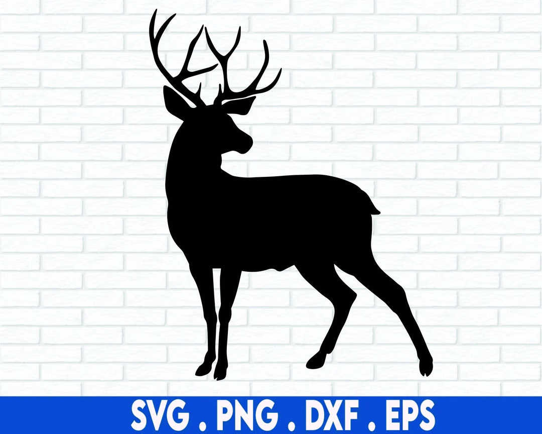 Deer SVG, Split Deer Head SVG, Buck SVG, Hunting Shirt Svg, Frame ...