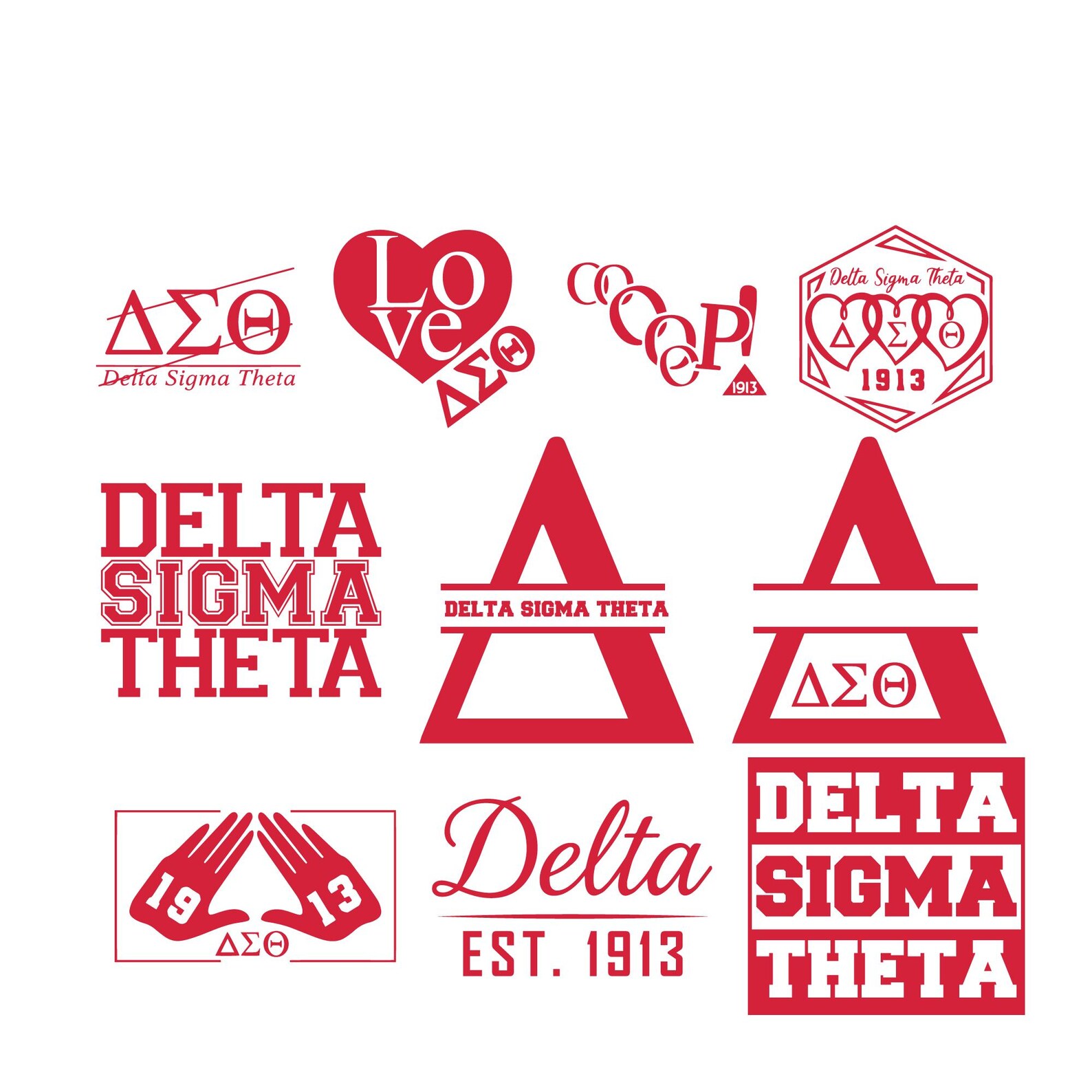 Delta Sigma Theta SVG Bundle, Delta Sigma Theta Svg,delta Sigma SVG ...