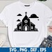 Church SVG, Church Cricut, Church Silhouette, Church Cut File ...
