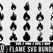 Flame Svg Bundle, Fire Flame SVG, Fire Svg, Fire Flame Cricut, Fire ...