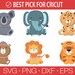 Safari Animals SVG Bundle, Jungle Svg, Animals Svg, Lion Svg, Elephant ...