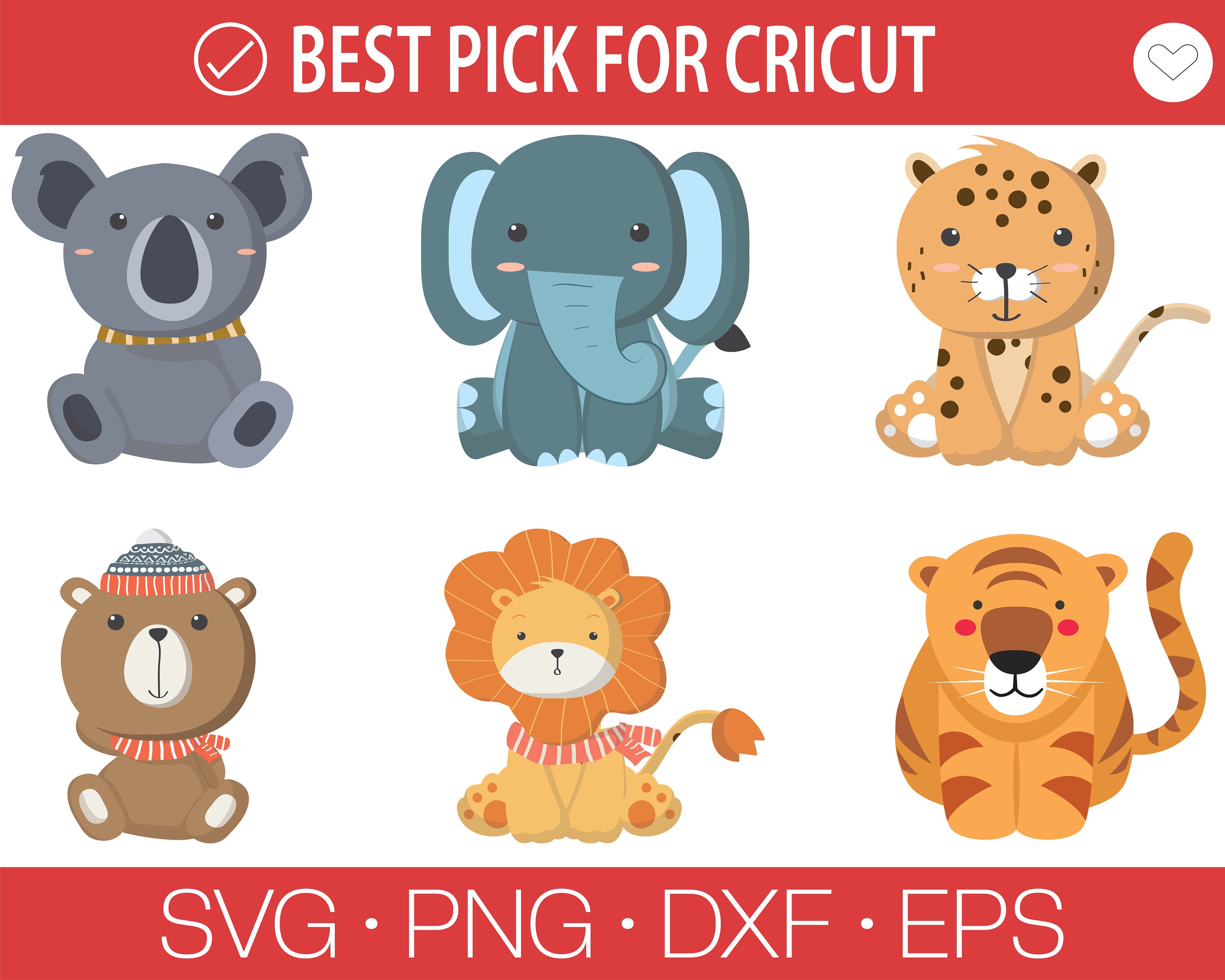 Safari Animals SVG Bundle Jungle Svg Animals Svg Lion Svg - Etsy
