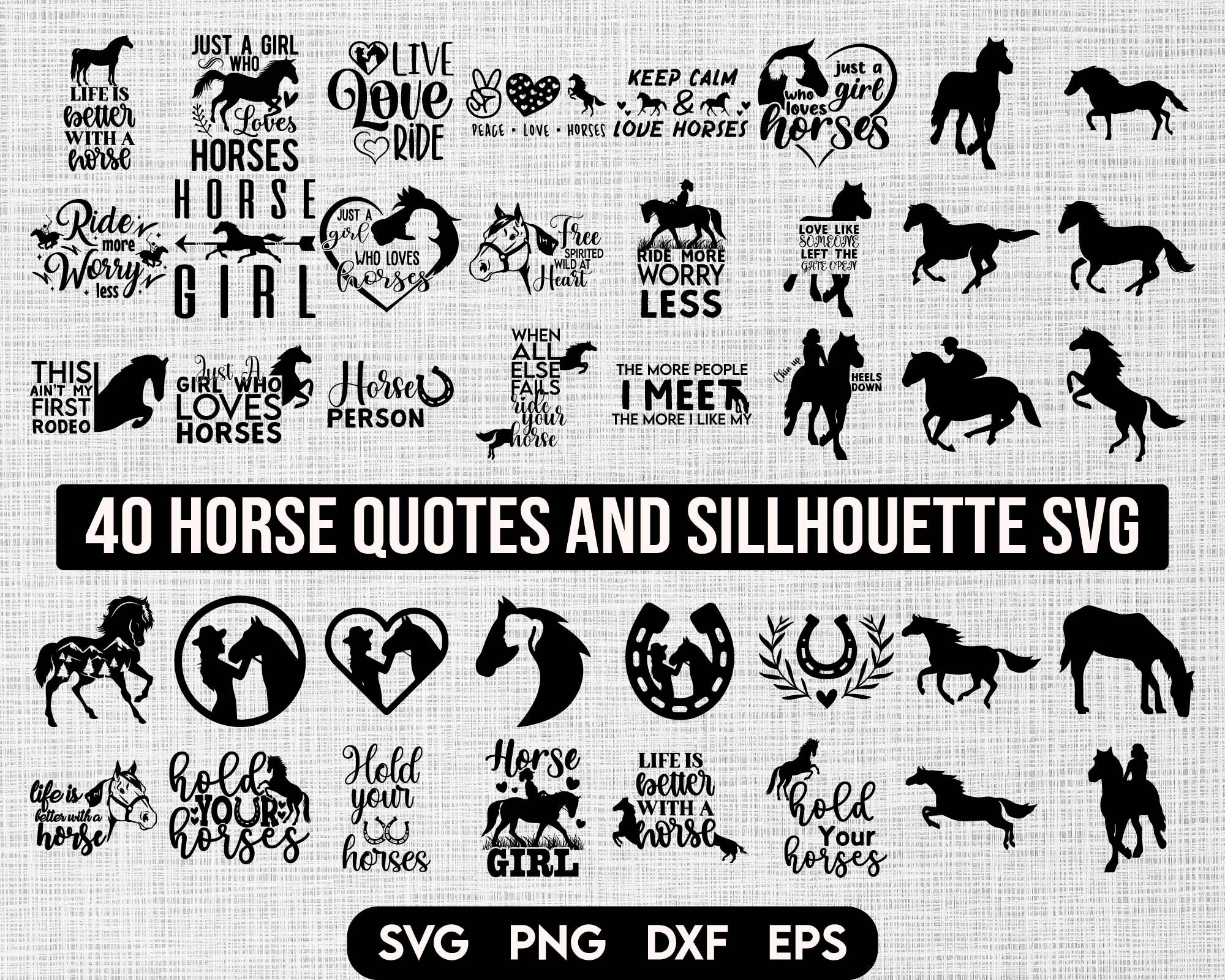 Horse SVG Bundle Horse SVG Horse Lover SVG Horse Quotes - Etsy Australia