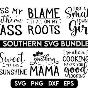 Southern SVG Bundle, Southern Girl, Southern Svg, Country Svg, Cowgirl ...