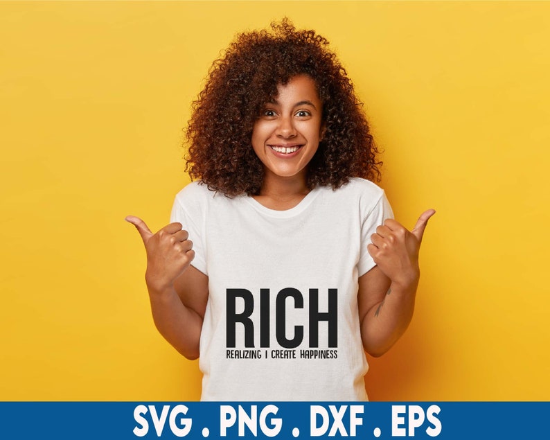 Rich Svg, Happiness Svg, Manifest Svg, Manifestation Svg, Mantra Svg ...