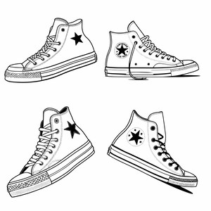 Sneaker Svg Bundle, Sneakers Svg, Running Shoes, Sneaker Clipart ...