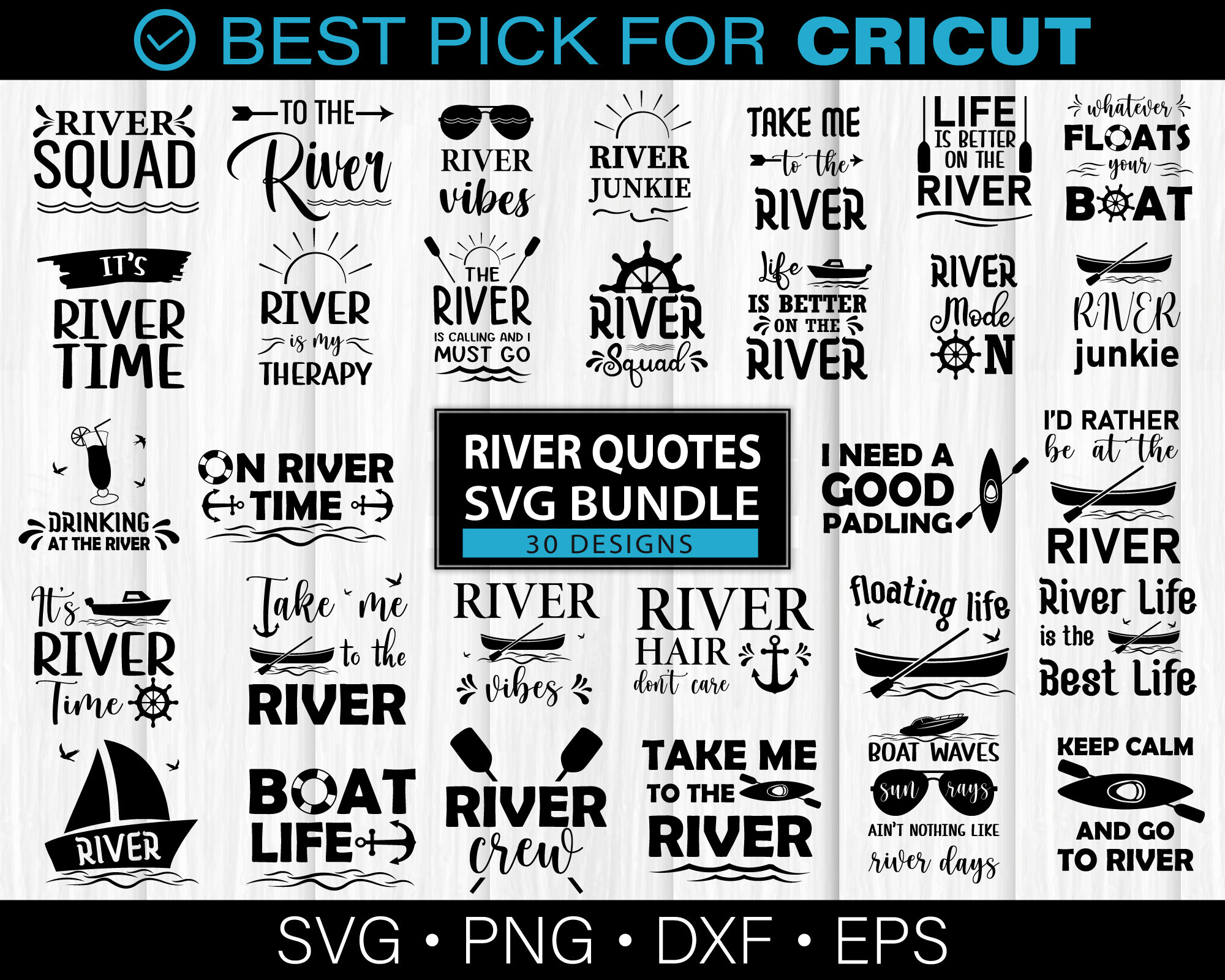 River SVG Bundle River Life Svg River Junkie Svg Fishing - Etsy