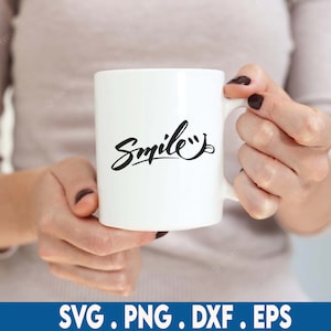 Smile Svg, Happiness Svg, Positive Svg, Self Love Svg, Motivational Svg ...