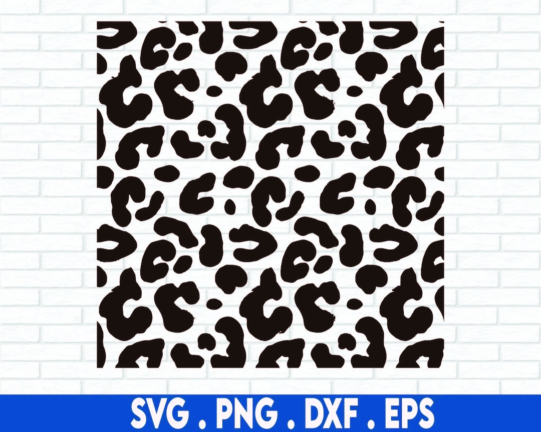 Cheetah Pattern SVG, Leopard Print SVG, Cheetah Print PNG, Animal ...