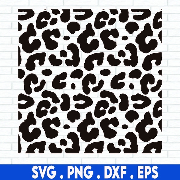 Cheetah Print Stencil - Etsy