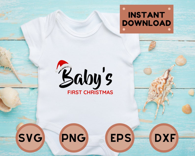 Baby’s First Christmas Svg Bundle, First Christmas Svg, Baby’s First ...