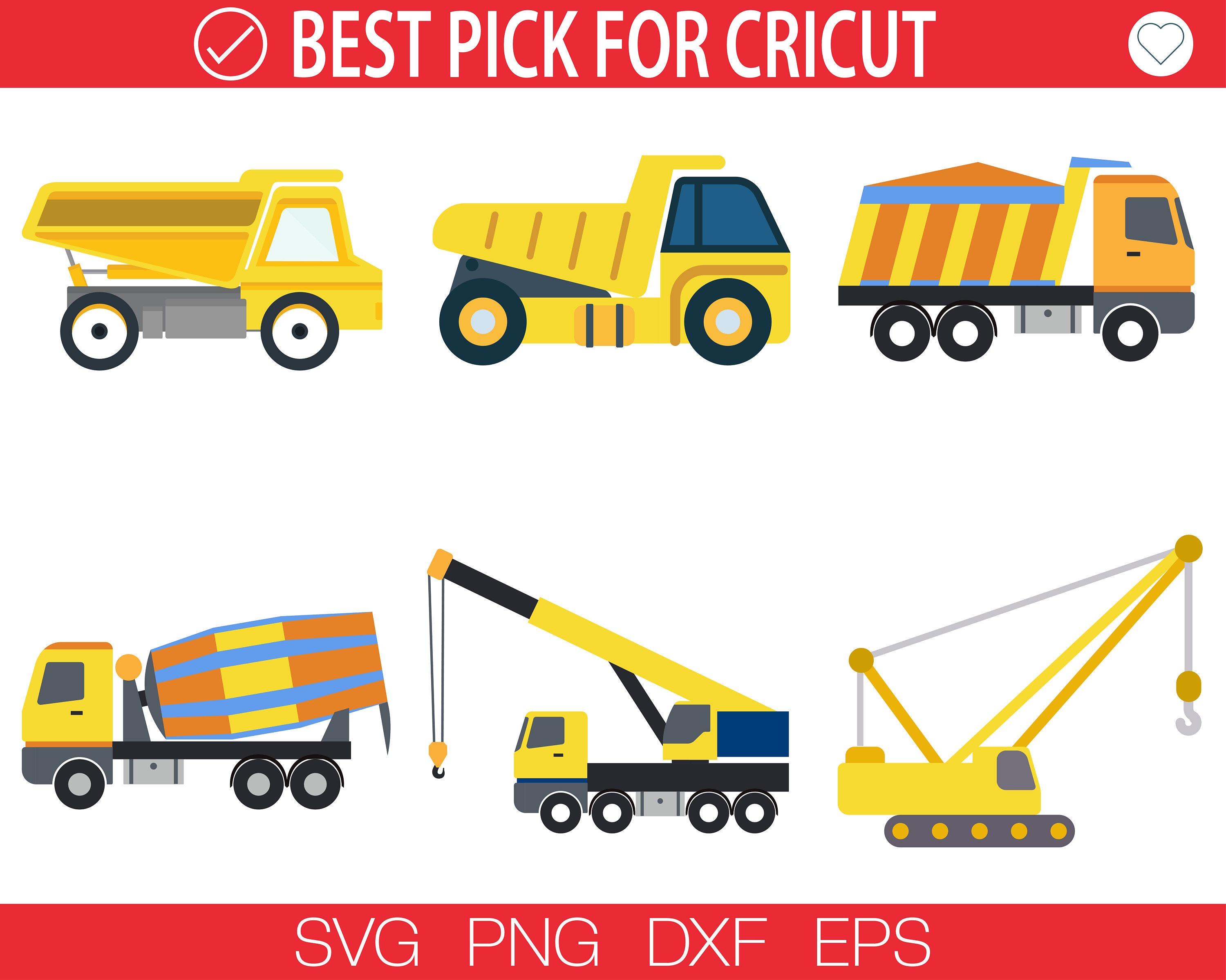 Construction SVG Trucks Svg Excavator Svg Construction - Etsy