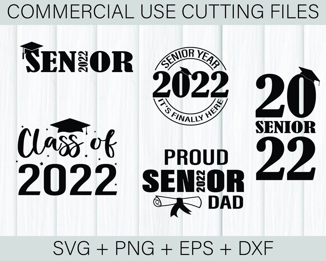 Class of 2022 SVG Bundle Senior 2022 Svg Graduation 2022 - Etsy