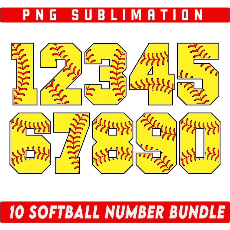 Softball Svg Files - Etsy