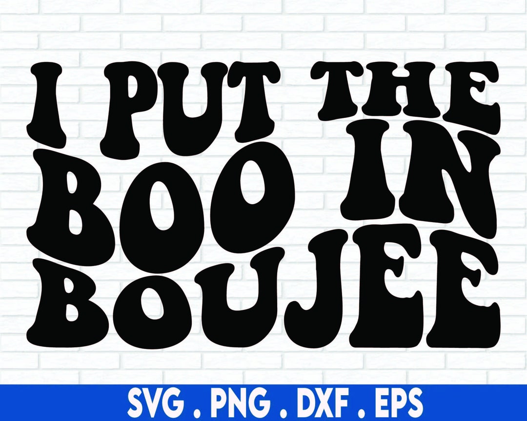 I Put the Boo in Boujee Svg, Witch Svg, Spooky Svg, Halloween Shirt Svg ...