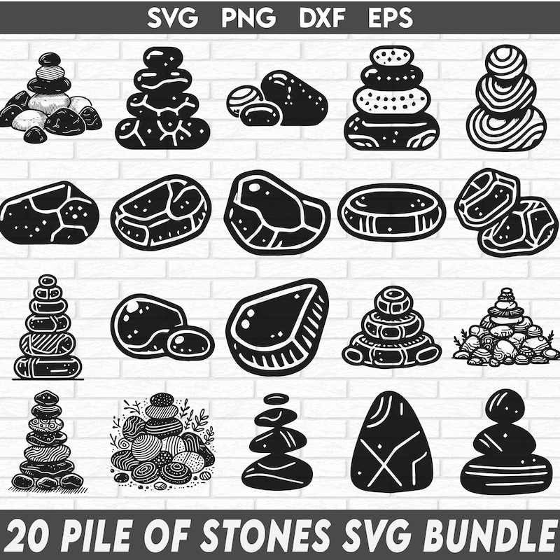 Stacked Rocks - Etsy