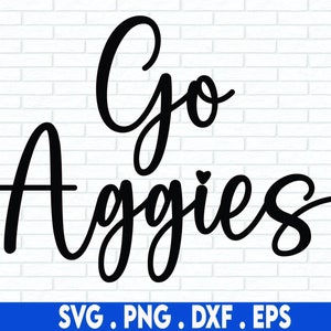 Go Aggies SVG, Aggie SVG, Mascot Svg, Football SVG, Cricut Svg ...