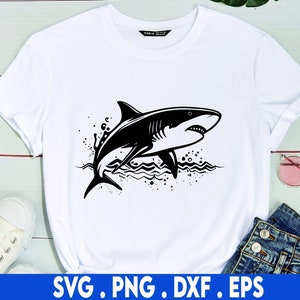 Shark SVG, Angry Shark SVG, Animal SVG, Birthday Boy Svg, Png, Svg ...