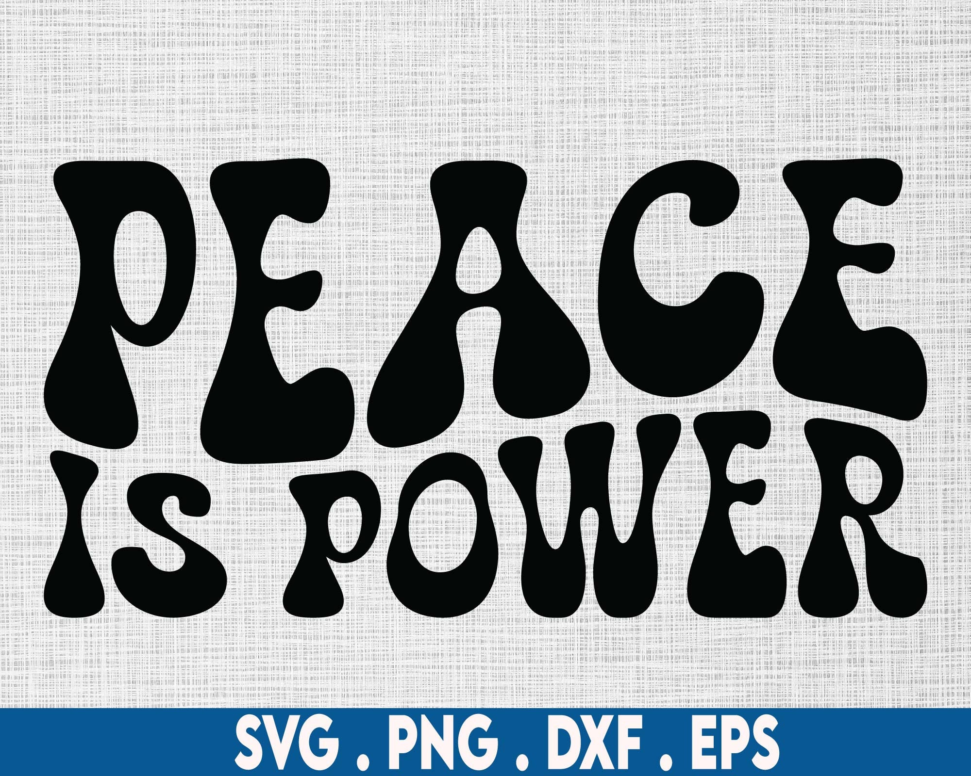 Peace is Power SVG Motivational Svg Friends Svg Positive - Etsy Ireland