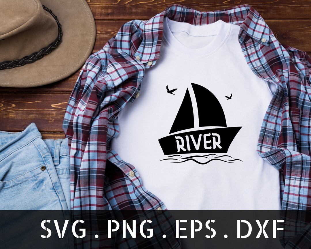 River Svg, Nature Scene Png, River Scene Clipart, Landscape Dxf ...