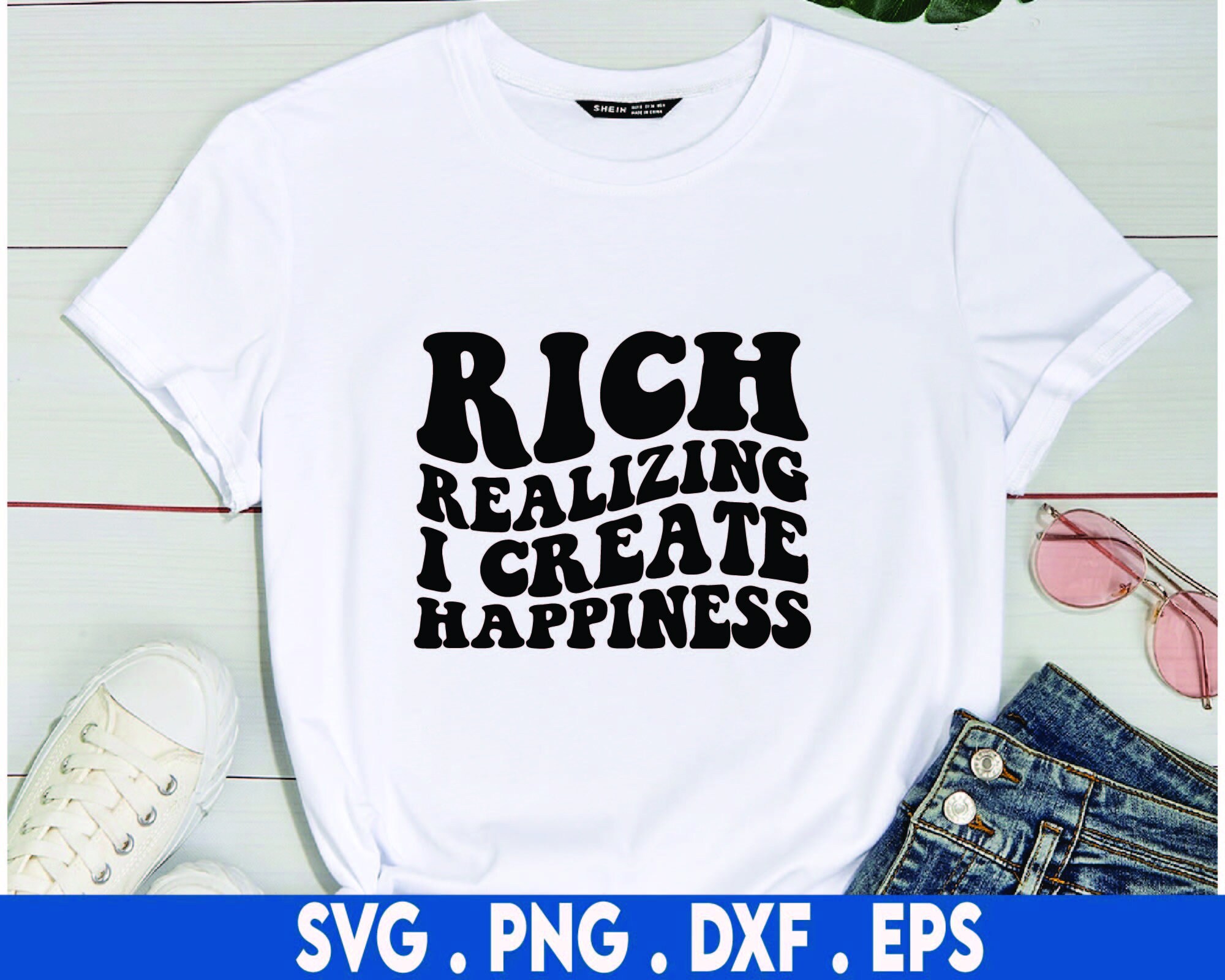 Rich Svg, Happiness Svg, Manifest Svg, Manifestation Svg, Mantra Svg ...