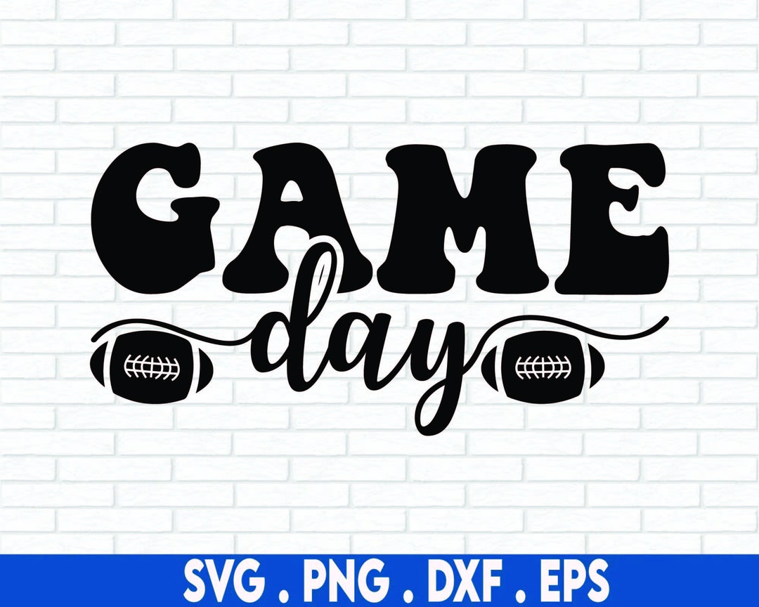 Game Day Svg, Football Svg Cut File for Shirt, Game Day Soccer Svg for ...
