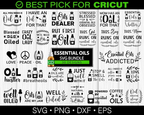Essential Oil SVG Bundle Essential Oils Svg Essential Oil - Etsy