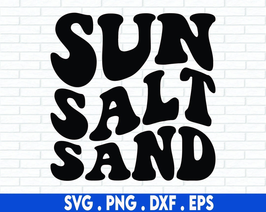 Soleil sel sable SVG PNG, plage Svg, été Svg, plage Png, été Vibes Svg ...