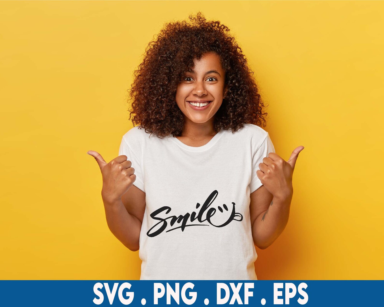 Smile Svg, Happiness Svg, Positive Svg, Self Love Svg, Motivational Svg ...