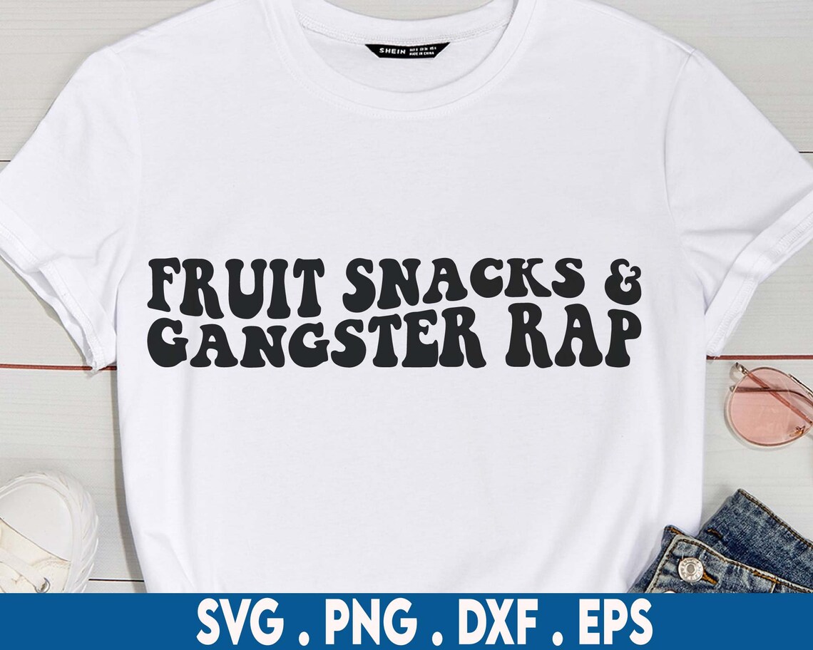 Fruit Snacks and Gangster Rap Svg, Fruit Snacks Svg, Kids Svg, Food Svg ...
