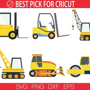 Construction SVG, Trucks Svg, Excavator Svg, Construction Bundle Svg ...