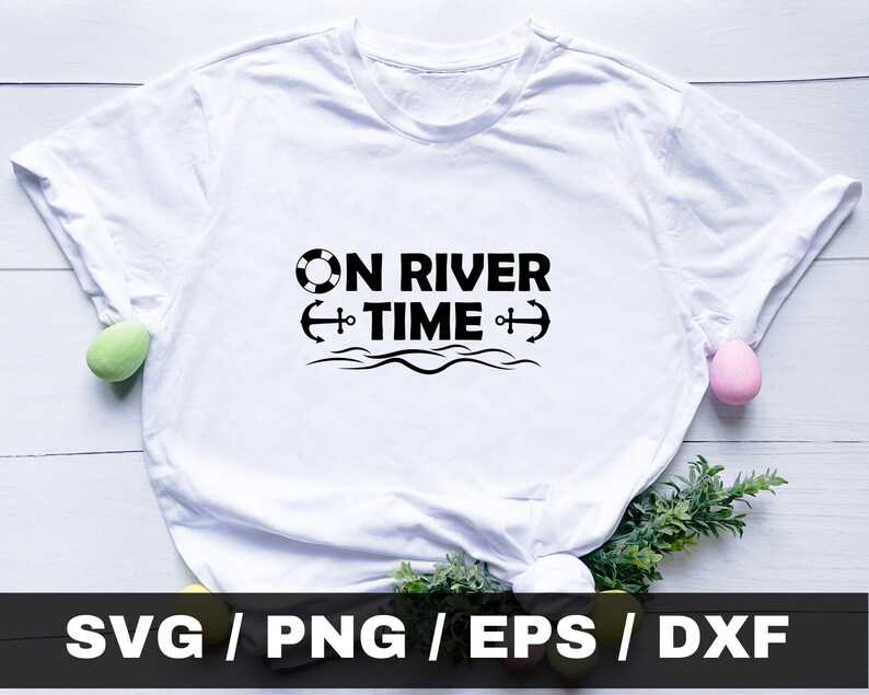 On River Time Svg - River Cut File - River Svg - Cut File - Svg - Dxf ...
