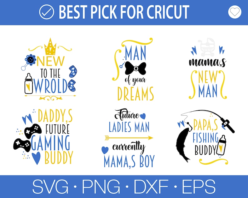 Baby Boy SVG Bundle Baby Svg Newborn Svg Boy Mom Svg Svg - Etsy