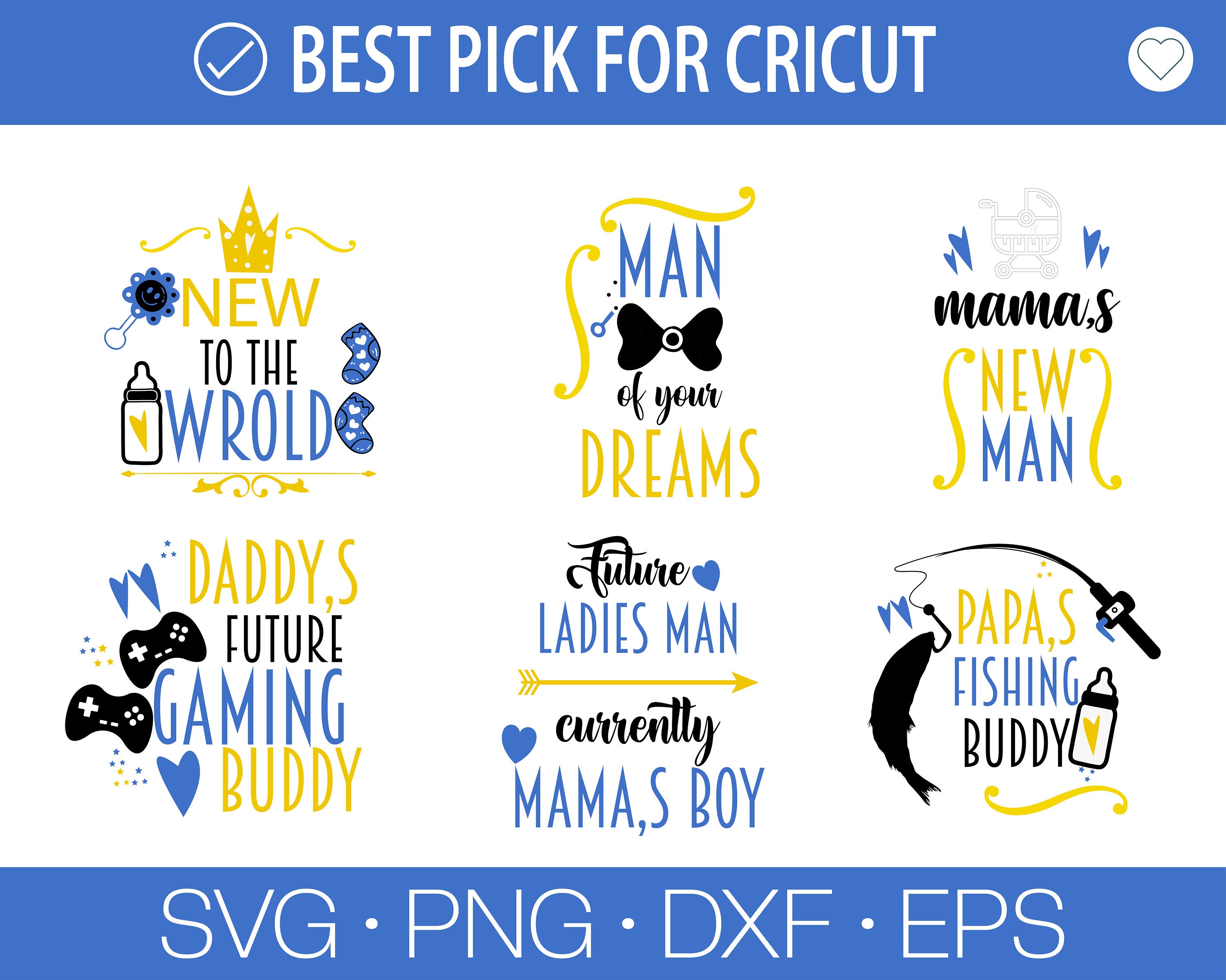Baby Boy SVG Bundle, Baby Svg, Newborn Svg, Boy Mom Svg, Svg Designs ...