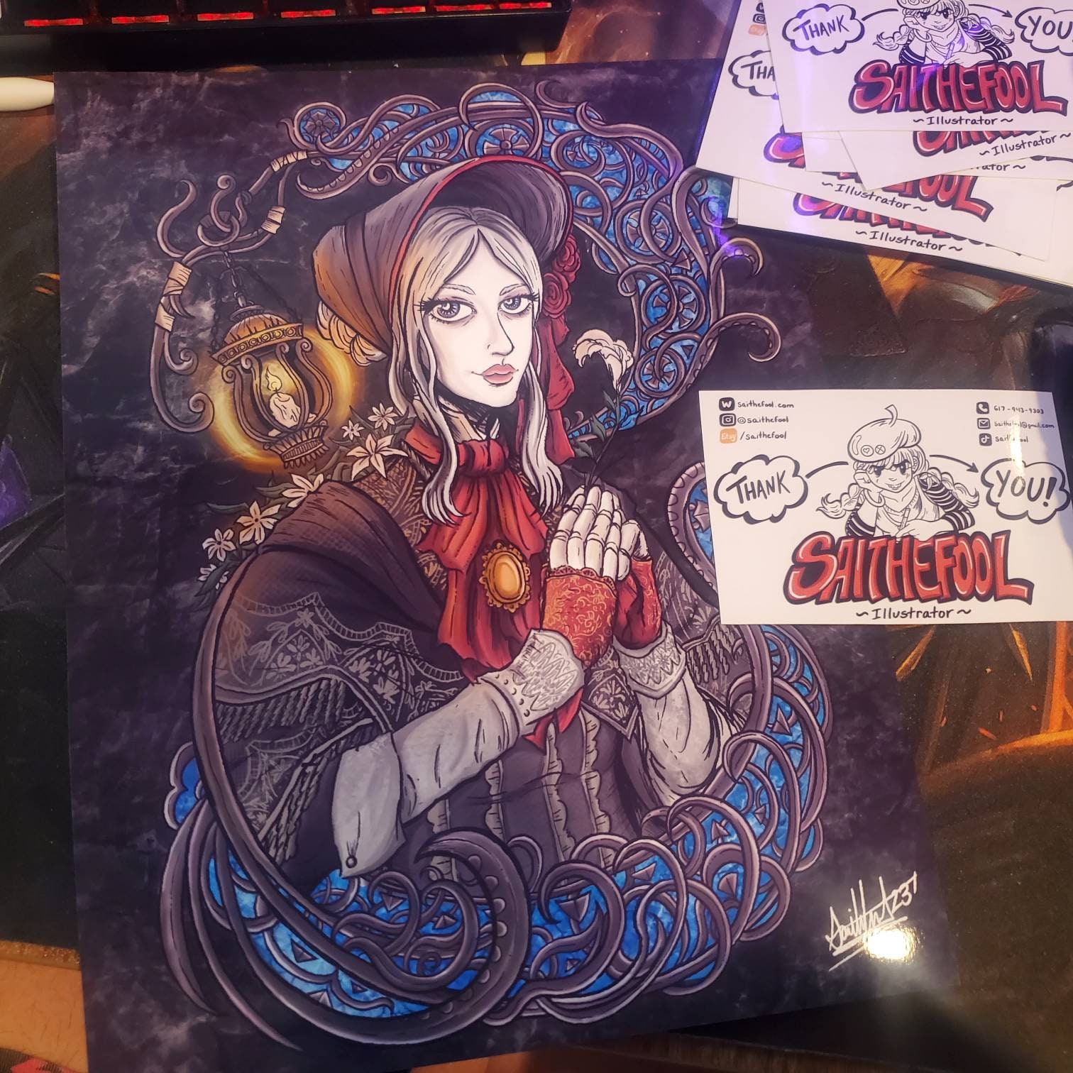 Bloodborne Plain Doll Original Print Illustration by Saithefool 8.5 X ...