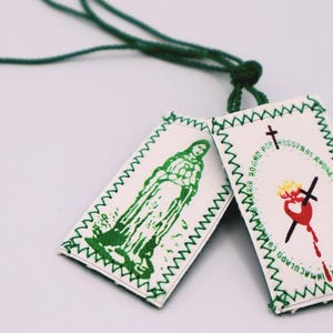 Green Scapular - Scapular - Catholic - Gift - Catholic Gift ...