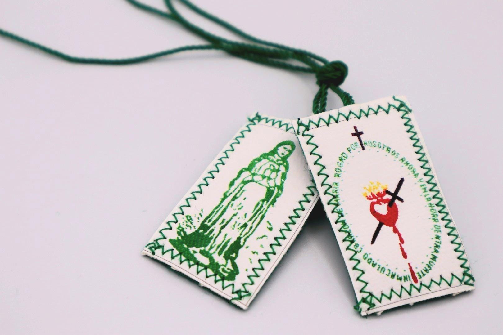 Green Scapular - Scapular - Catholic - Gift - Catholic Gift ...