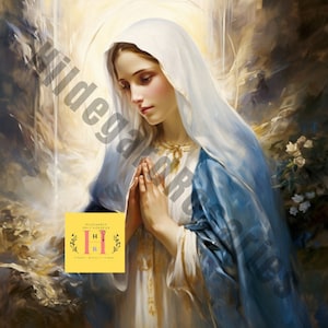 Digital Download - Virgin Mary -our Lady of Lourdes - Lourds Virgen ...