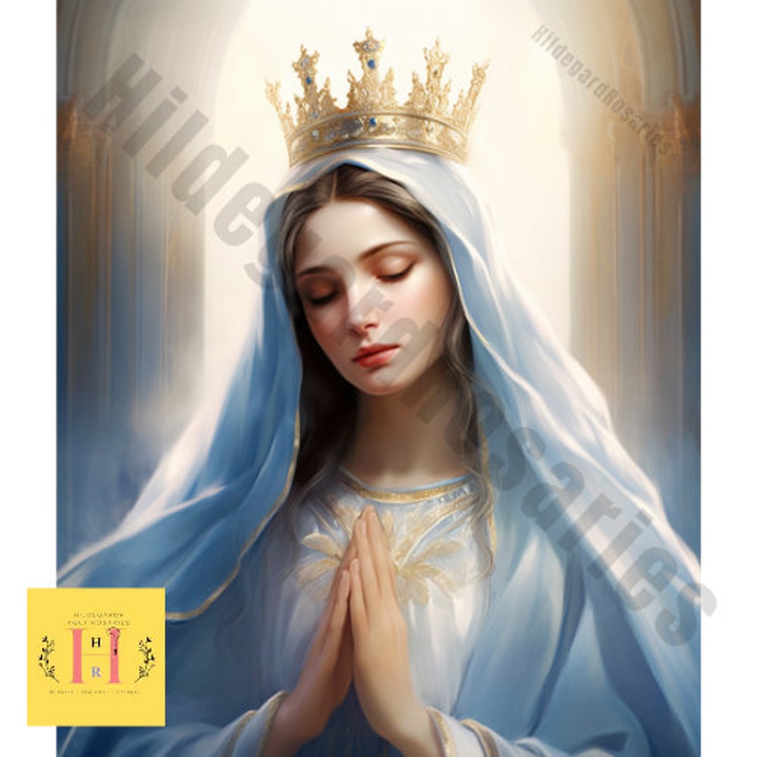 Digital Download Virgin Mary Our Lady Virgen Maria, Virgin Mary, - Etsy