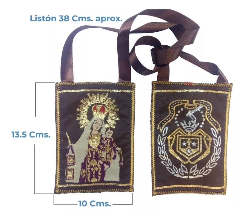 Scapular - Mount Carmel Scapular - Large Size Scapular - Our Lady of ...