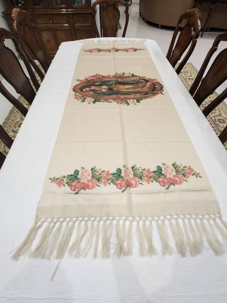 Guadalupe Veil - Manto Guadalupano - Virgin Mary - Veil - Rebozo ...