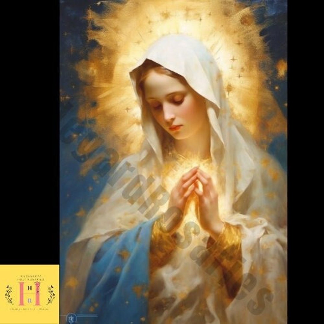 Digital Download - Virgin Mary -our Lady - Virgen Maria, Virgin Mary ...