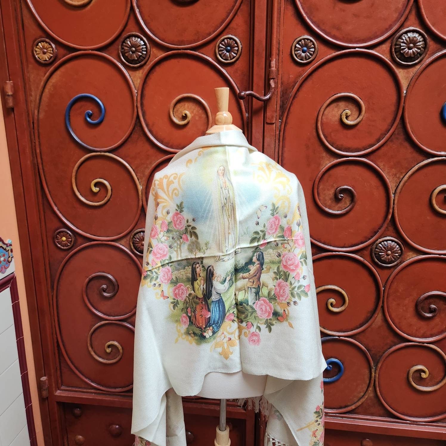 Fatima Veil Fátima Manto De Fátima Virgin Mary Veil - Etsy