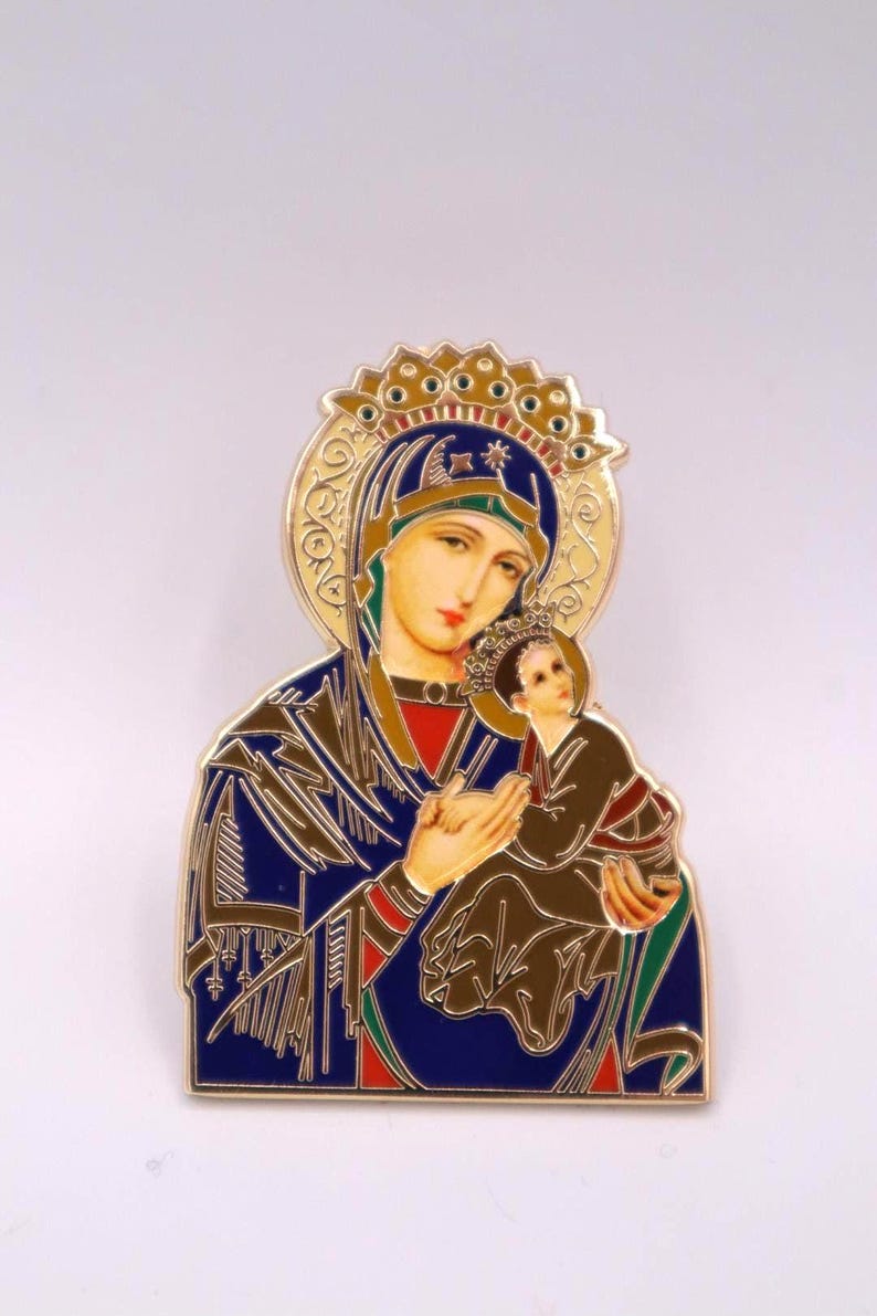 Pins - Immaculate - Virgin Mary - Perpetuo Socorro - Jesus Christ - Pin ...