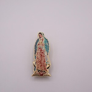 Pins - Virgin Mary - Gift - Catholic Enamel Pin - Guadalupe - Our Lady ...