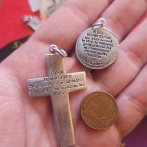 Cross of Pardon & Medal Our Mother of Good Guard - Marie Julie Jahenny ...